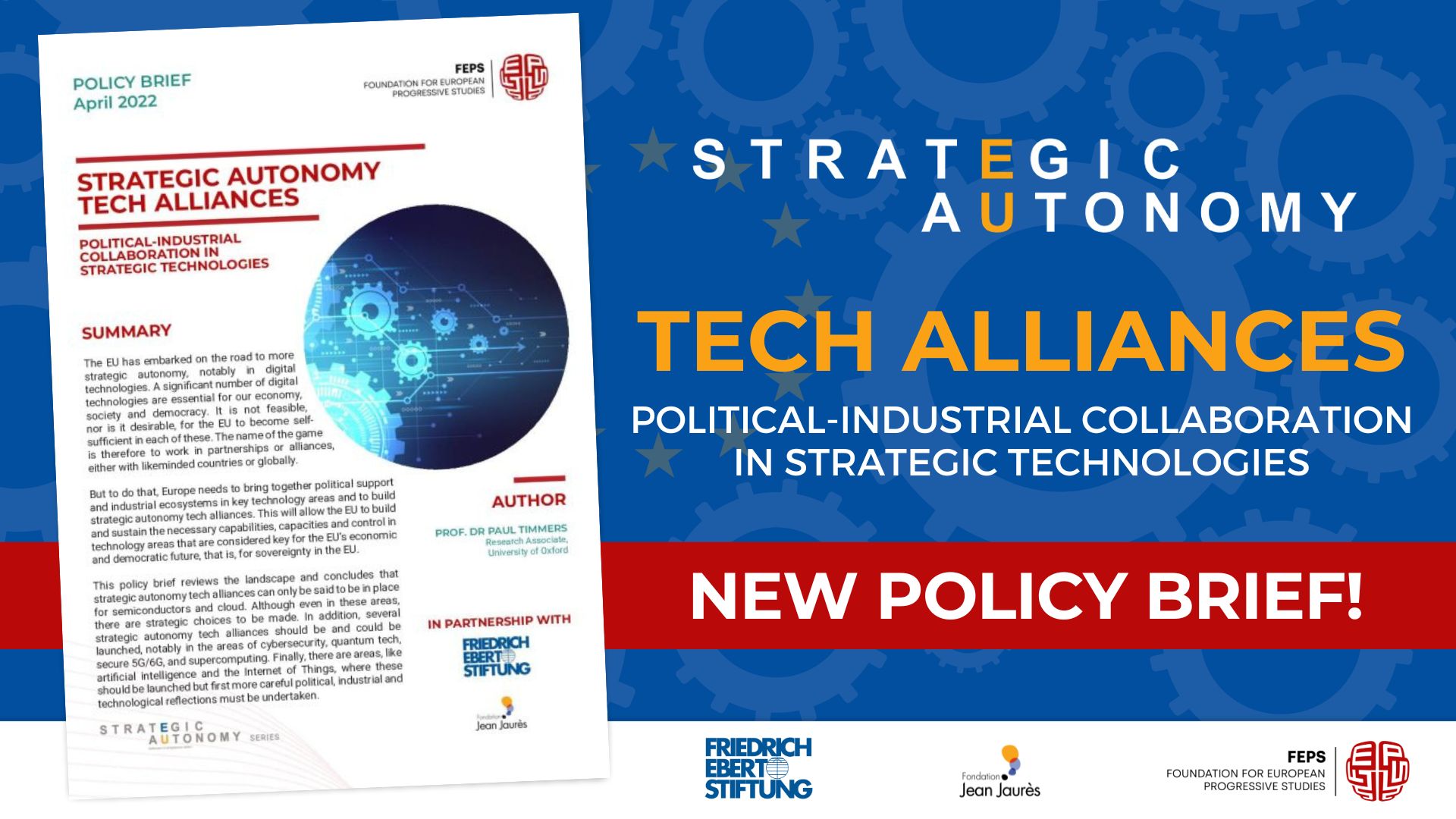 Strategic Autonomy Tech Alliances: Political-industrial collaboration ...