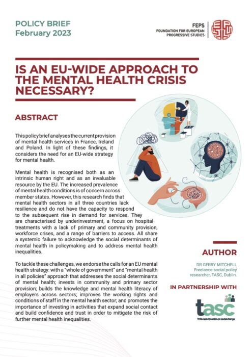 Is an EU-wide approach to the mental health crisis necessary ...