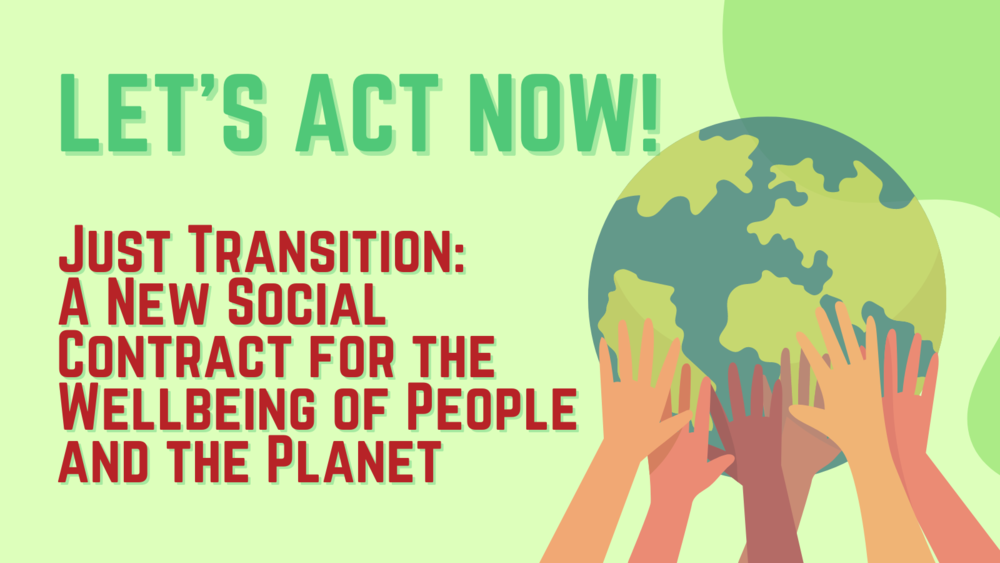 A new social contract for the well-being of people and the planet ...
