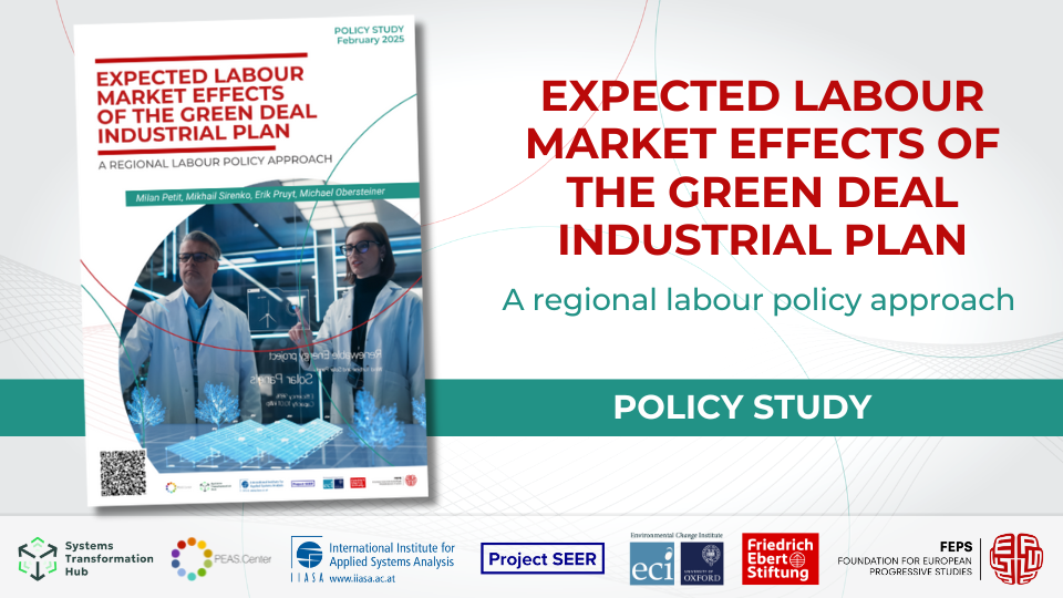Expected labour market effects of the Green Deal Industrial Plan (2 ...