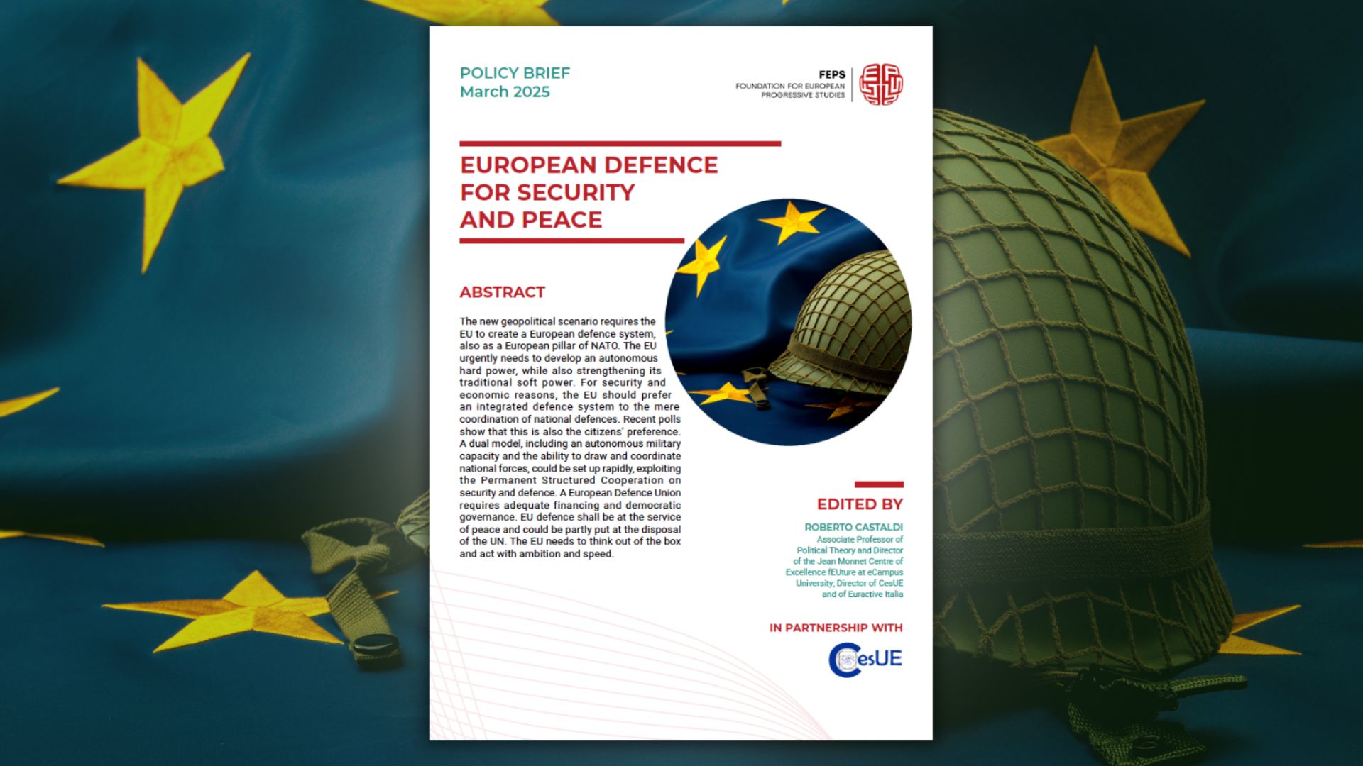 European defence for security and peace - Foundation for European ...