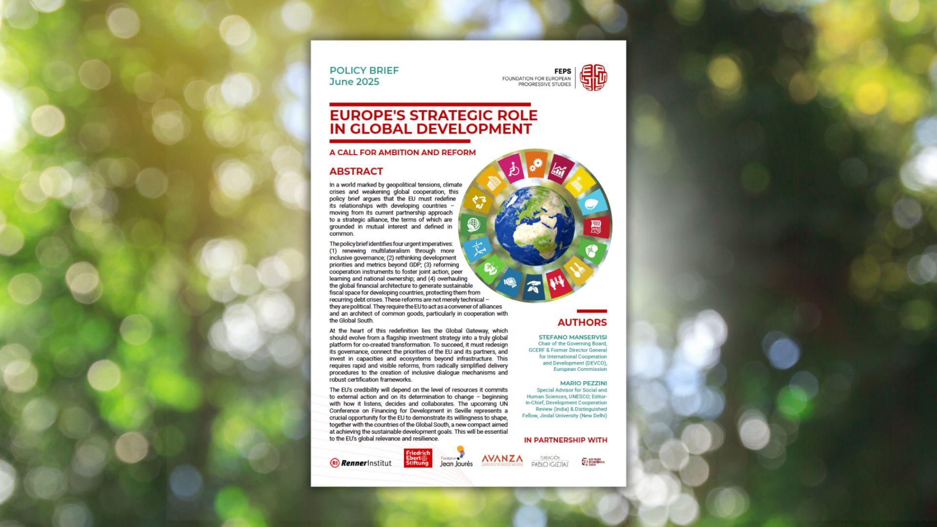 Europe’s strategic role in global development - Foundation for European ...