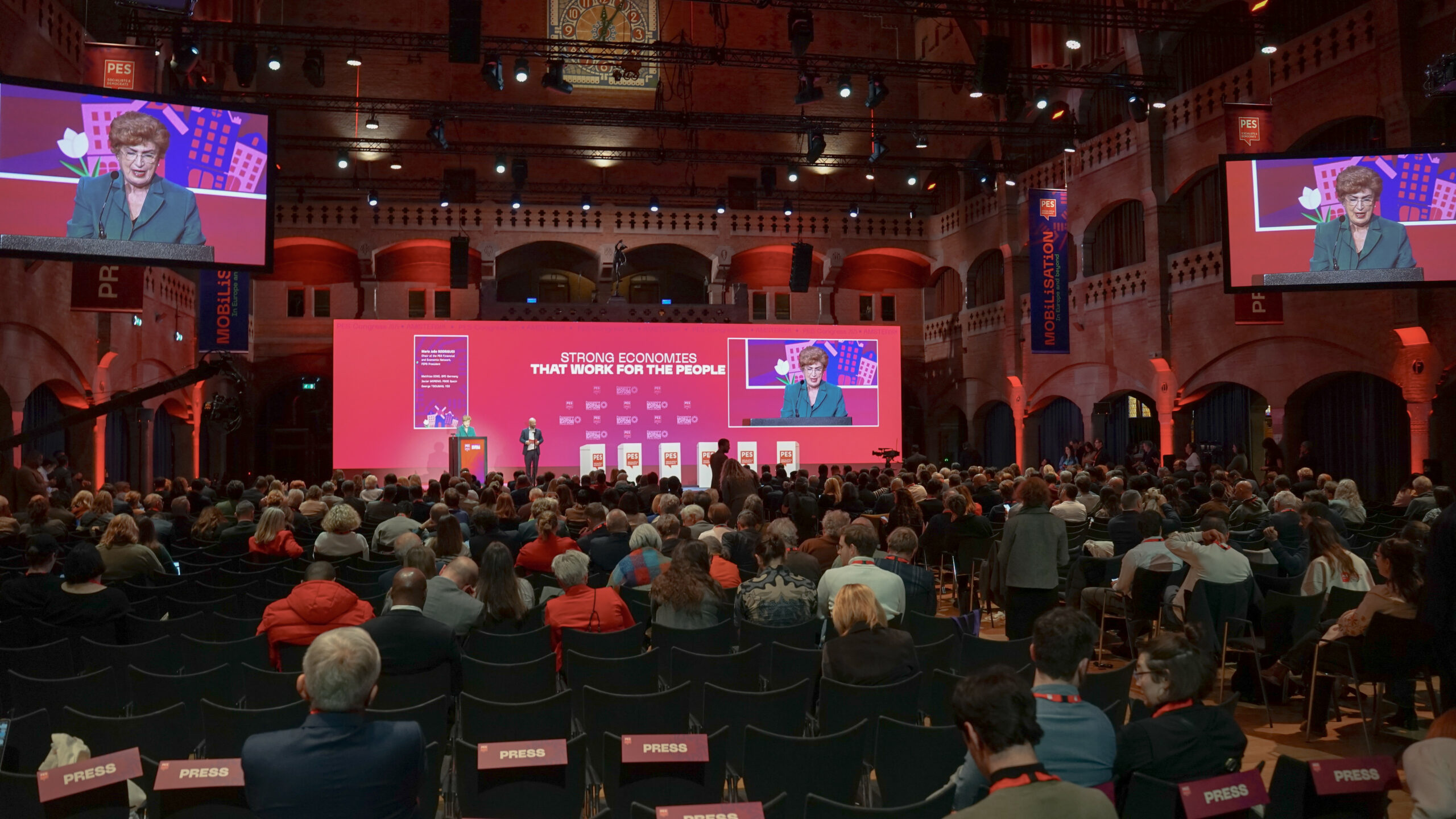 Maria João Rodrigues at PES Congress 2025 - Foundation for European ...