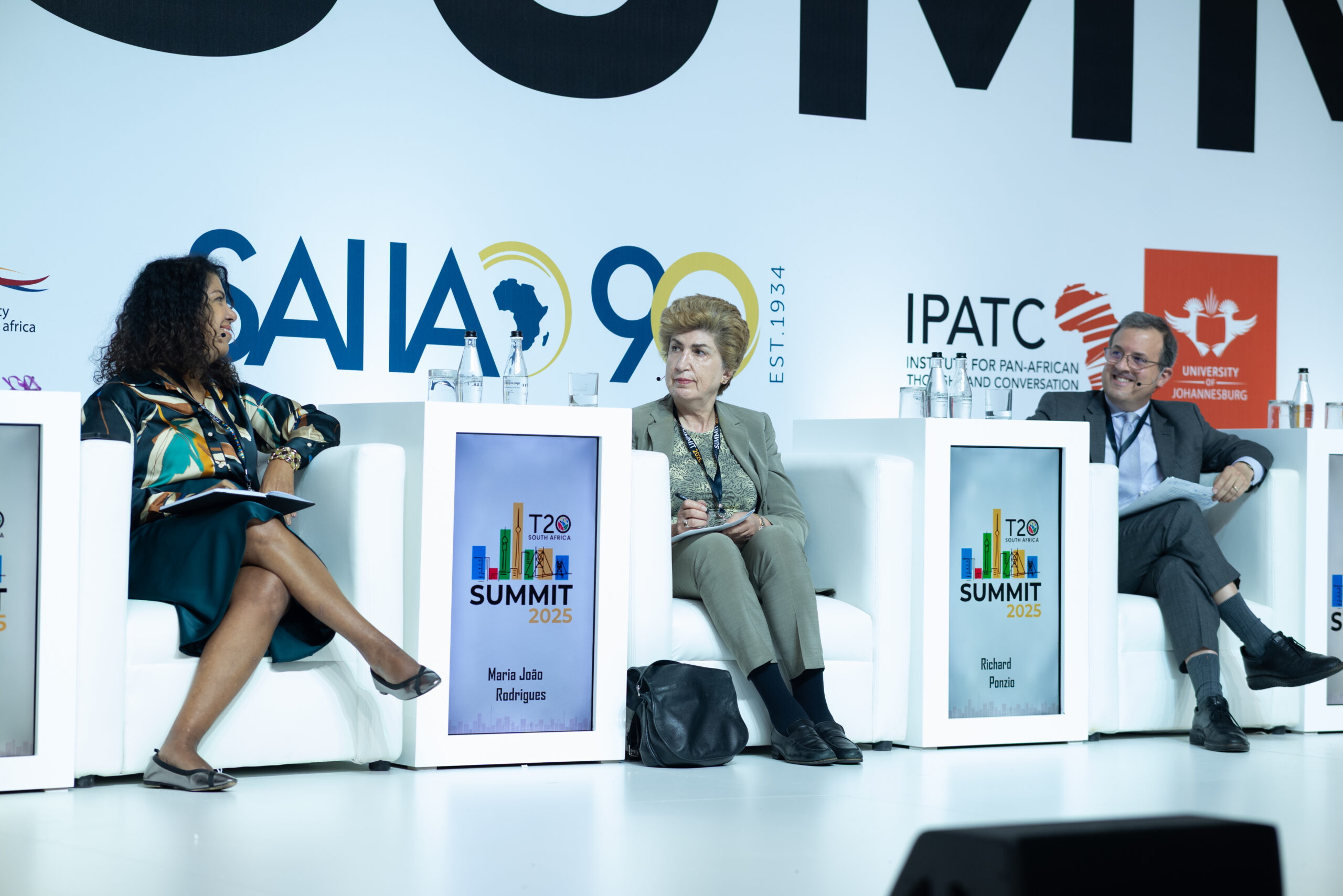 FEPS President Maria João Rodrigues at the T20 South Africa Summit in ...